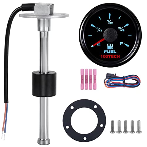 100TECH Fuel Gauge Tank Level Sensor 13"(330mm) SUS316 Stainless Steel ...