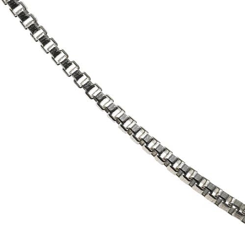 Amazon.com: Platinum Box Chain, 18": Pendant Necklaces: Jewelry