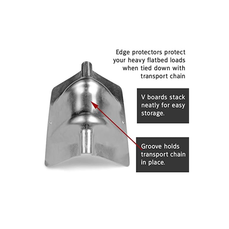 DC Cargo Mall Four Steel Edge Protectors for Flatbed Chain | V Board ...