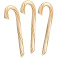 Amazon.com : 3 Natural Butterscotch Candy Canes, NO Corn Syrup ...