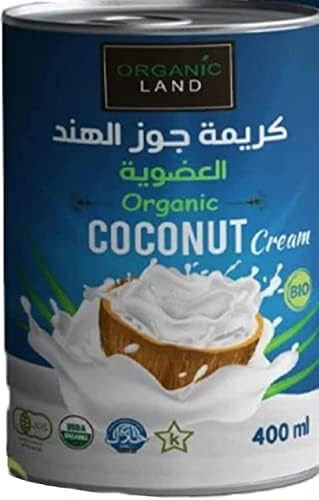 Organic Land Coconut Cream, 400 ml, Multicolour price in Saudi Arabia ...