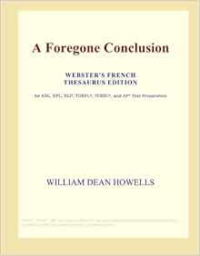 A Foregone Conclusion (Webster's French Thesaurus Edition): Group, Icon ...