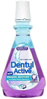 Dentyl Active Enamel Restore Mouthwash with ICY Mint Flavour – 500 ml ...