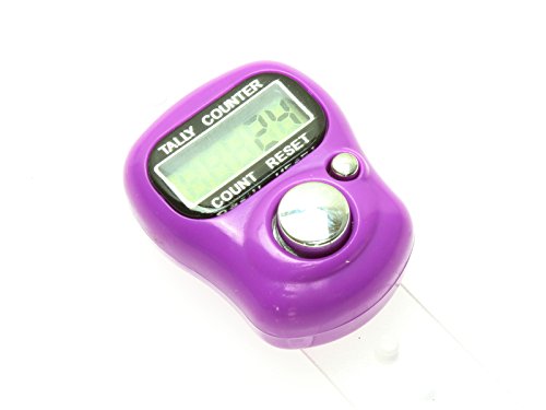 Electronic Stitch/Row Counter for Crochet/Knitting etc (Purple): Amazon ...