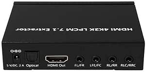 Amazon.com: 4K HDMI To Optical Audio Converter + HDMI PCM 5.1 7.1 To ...
