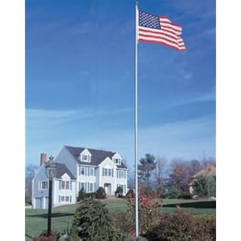 Amazon.com : Sunsetter Flag Pole 20', Aircraft-Grade Flagpole with 3' x ...
