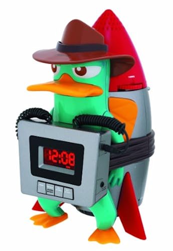 Disney PF300ACR Phineas/Ferb for Kids Wake up buzzer Alarm Clock with ...