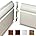1 x White Satin Roomline Internal 90° corner PVC skirting board joint ...