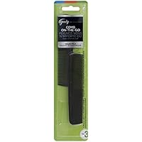 Amazon.com : Goody Men's Pocket Comb, Black, 2 Count : Hair Combs ...