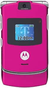 Amazon.com: Motorola RAZR V3 Magenta (T-Mobile) : Cell Phones & Accessories