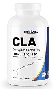 Amazon.com: Nutricost CLA (Conjugated Linoleic Acid) 800mg, 240 ...