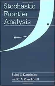 Stochastic Frontier Analysis: 9780521666633: Economics Books @ Amazon.com