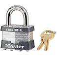 6 Pack Master Lock 1KA-2006 1-3/4" Wide Keyed Alike Commercial Grade ...