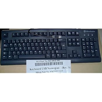 Amazon.com: *NEW* NORWEGIAN NORWAY ENGLISH USB KEYBOARD GREAT FOR PCS ...