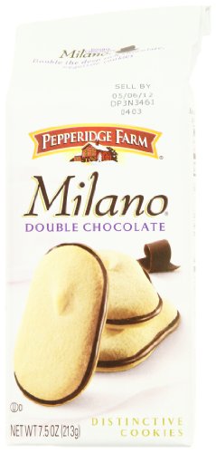 Pepperidge Farm Double Chocolate Milano Cookies, 7.5 oz Package ...