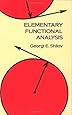 Elementary Real and Complex Analysis (Dover Books on Mathematics): Georgi E. Shilov ...