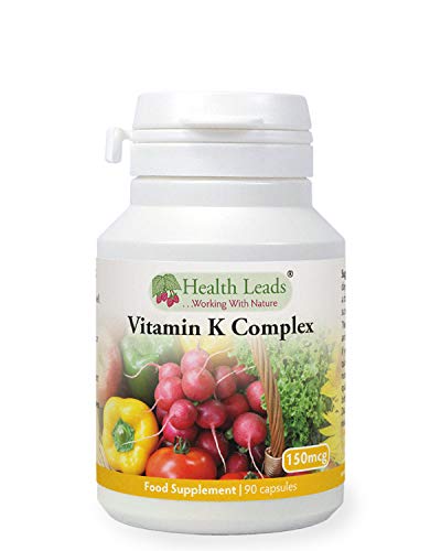 Vitamin K Complex 150mcg x 90 Capsules: Amazon.co.uk: Health & Personal ...