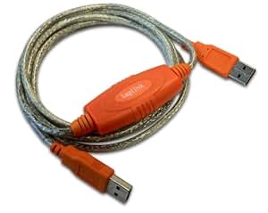 Amazon.com: Laplink 6' USB 2.0 High-Speed Transfer Cable for PCmover ...
