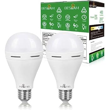 HAYLO Emergency Power Failure LED Light Bulb - Safety During Power ...