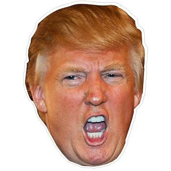 Amazon.com: BOLDERGRAPHX 1094 DONALD TRUMP FACE CUT OUT 3.6"X 5" DECAL ...