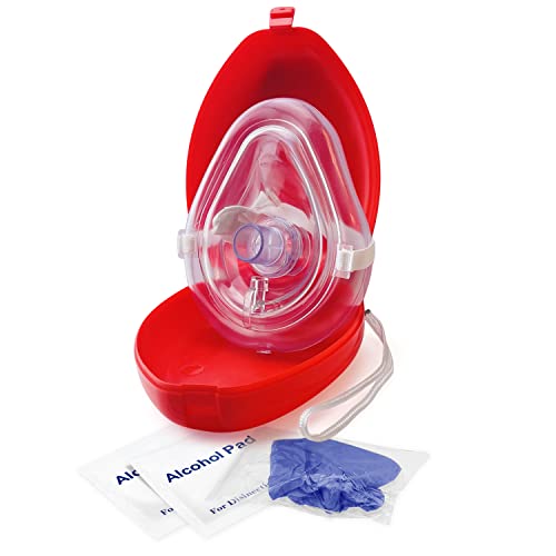 ASA TECHMED First Aid Medical CPR Rescue Mask, Adult/Child Pocket ...