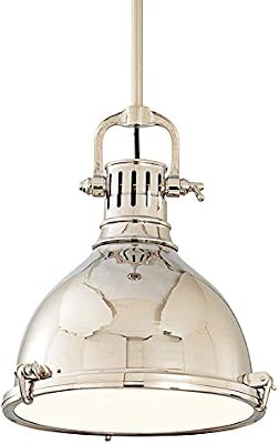 Capital Lighting 4432AN Transitional 1-Light Pendant, Antique Nickel ...