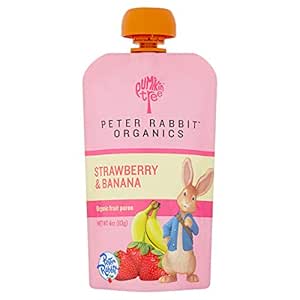 Amazon.com: Peter Rabbit Organics Strawberry and Banana Pure Fruit ...