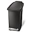 Amazon.com: simplehuman Step Trash Can, Slim, Plastic, 10-1/2 Gallons ...