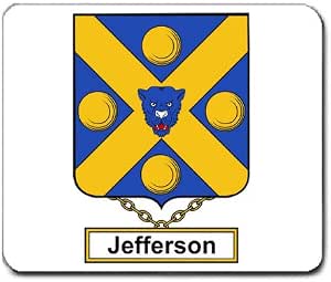 Amazon.com: Jefferson Family Crest Coat of Arms Mouse Pad: Electronics