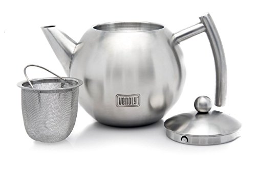 Venoly Stainless Steel Tea Pot With Removable Infuser For Loose Leaf ...