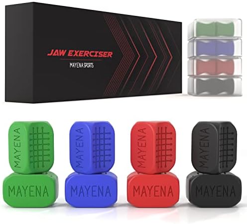 Mayena Sports Jaw Exerciser for Men & Women | 4 Resistance Levels ...