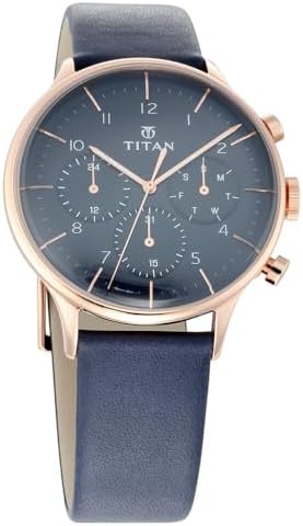Titan Light Leathers Analog Blue Dial Men's Watch, price in Saudi ...