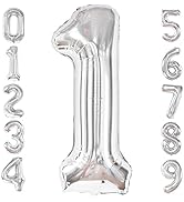 Amazon.com: Giant, 40 Inch Gold 38 Balloon Numbers - 38 Balloons ...