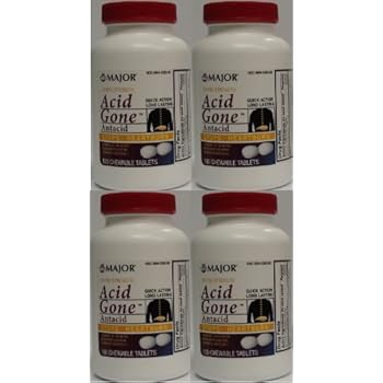 Amazon.com: Acid Gone Antacid Chewable Generic for Gaviscon Extra ...