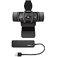 Amazon.com: Logitech C920S HD Pro Webcam with Privacy Shutter Bundle ...