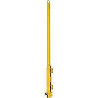 Global Industrial Steel Ladder Safety Post, Yellow Powder Coated ...