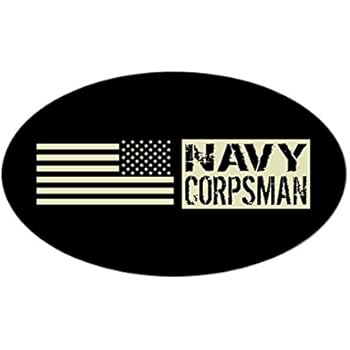 Amazon.com: US Navy Hospital Corpsman 3.8" Decal: Automotive