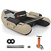 Goplus Inflatable Fishing Float Tube, with Storage Pockets, Fish Ruler ...