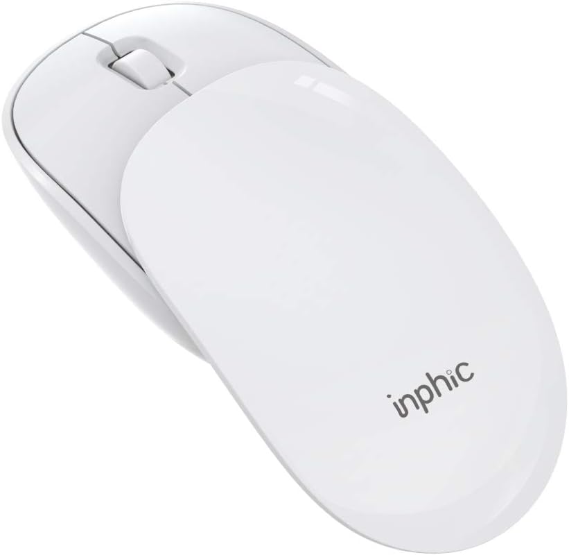 Amazon.com: Inphic Wireless Mouse Rechargeable,Unique Slider Mouse,Cute ...