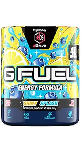 G Fuel Shiny Splash Blueberry Lemonade Flavored Game Changing Elite ...