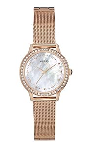 Buy Guess Analog Mother of Pearl Dial Women's Watch - W0647L2 Online at ...