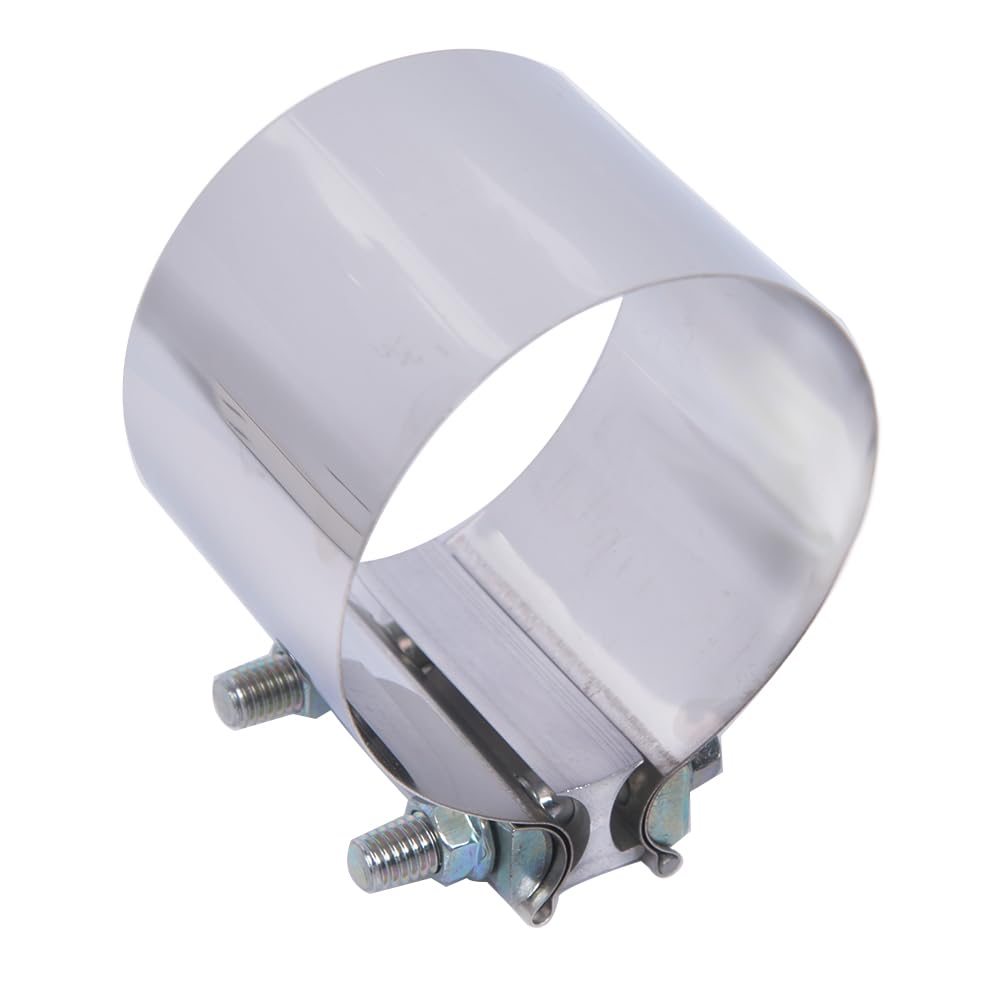 Mua Elifecenter 4" Stainless Exhaust Clamp, ID 4 Inch Butt Lap Joint ...