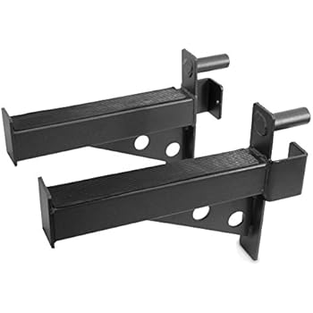 Amazon.com: Yes4All Safety Spotter Arms for 2x2 Power Rack - Safety ...