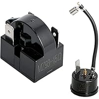 Amazon.com: 1/5 HP Compressor Thermal Overload Protector and 15Ohm ...