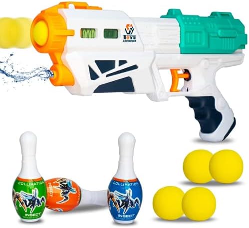 Toy Land 2 in1 Dual Function Magic Gun with Ball and Water Shooting, 2 ...