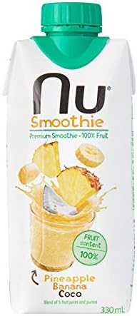 NU Smoothie Pineapple, Banana and Coconut 330 ml price in Saudi Arabia ...