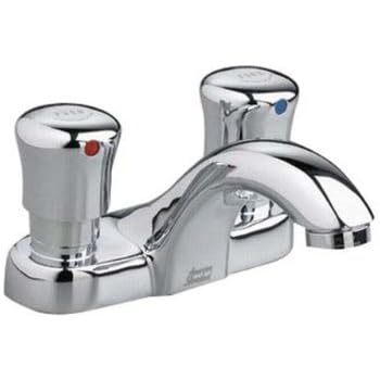Delta Faucet 87T105 87T Single Hole Metering Slow-Close Bathroom Faucet ...