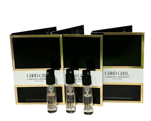 3 Carolina Herrera Good Girl Eau De Parfum 0.05 oz/1.5 ml Spray Sample ...