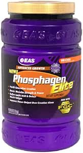 Amazon.com: EAS Phosphagen Elite Fourth Generation Creatine, Orange, 4 ...