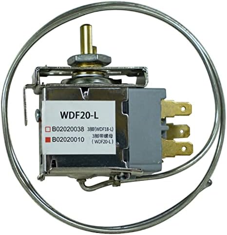 Refrigerator Thermostat WDF20-L Universal Refrigerator Cold Control Thermostat Replacement Part ...